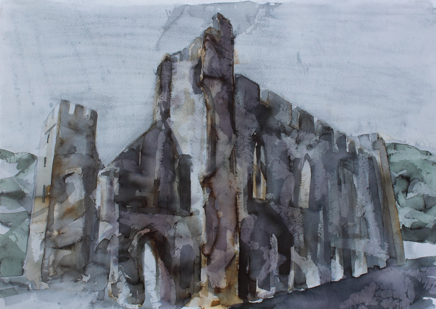 Acton Burnell Castle Two – Josh Bowe Artwork